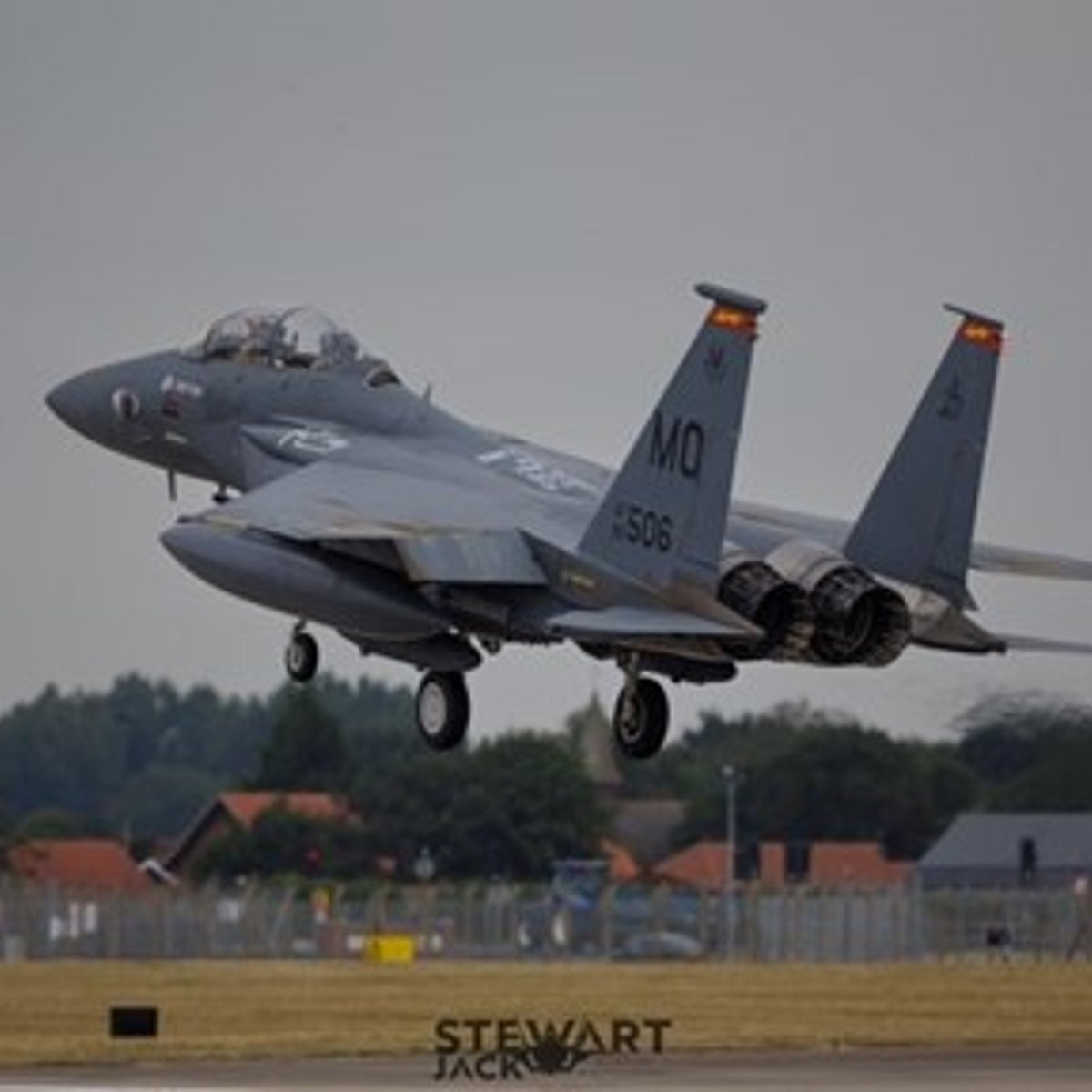 Strike Eagles Return Home Bearing Battle Scars and Horror-Themed Art